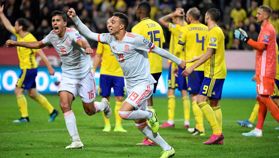 Spain qualifies for Euro 2020 with stoppage-time goal - Crictoday