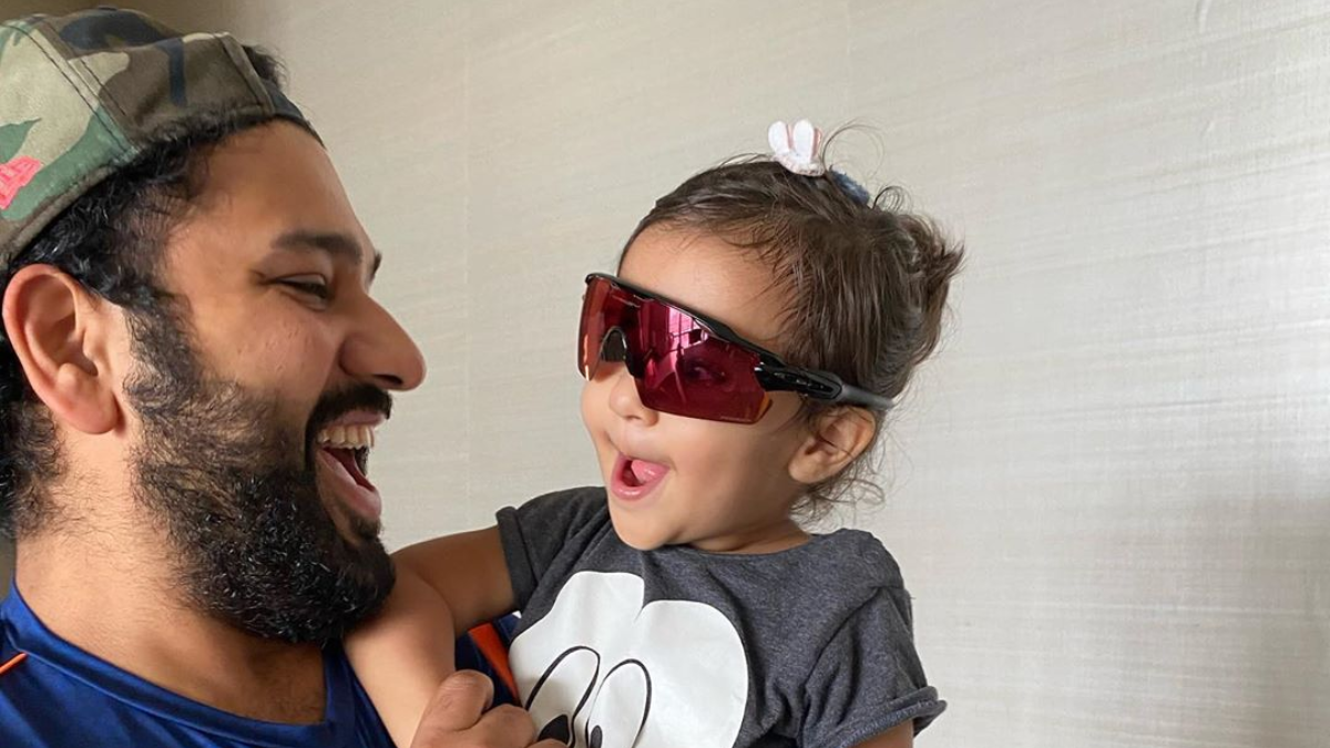 Rohit Sharma shares "Pure Joy" moment with daughter Samaira - Crictoday