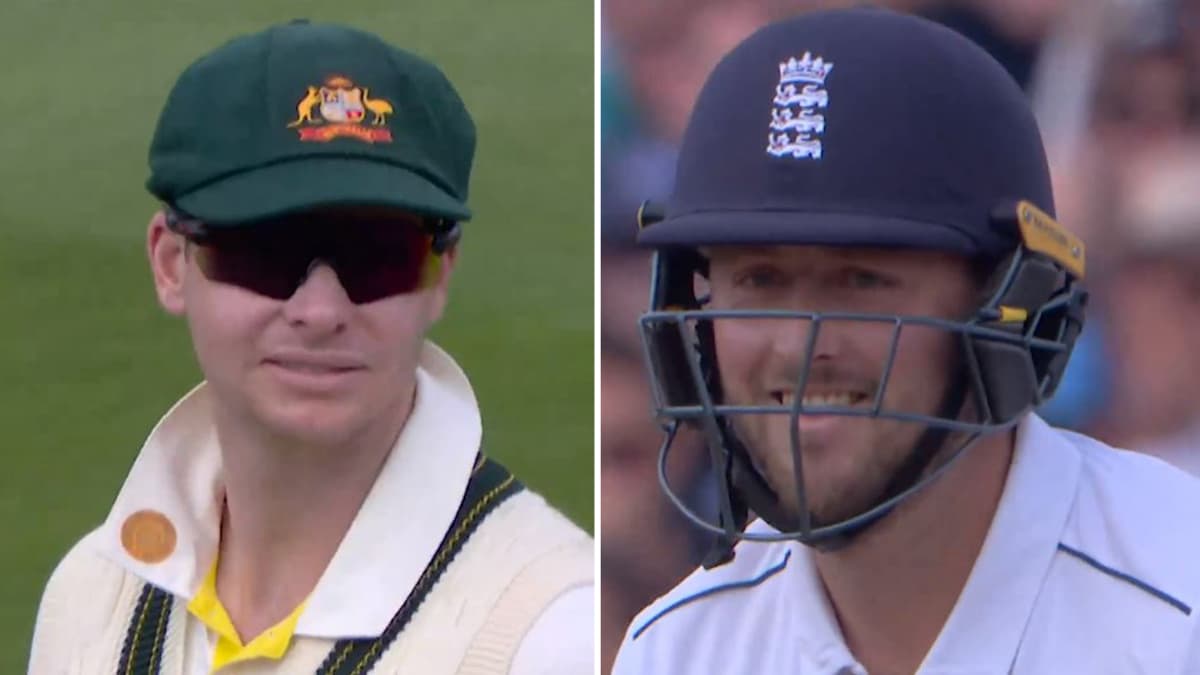 Watch: Ollie Robinson makes fun of Steve Smith as fans chant 'We saw you cry on TV' - Crictoday