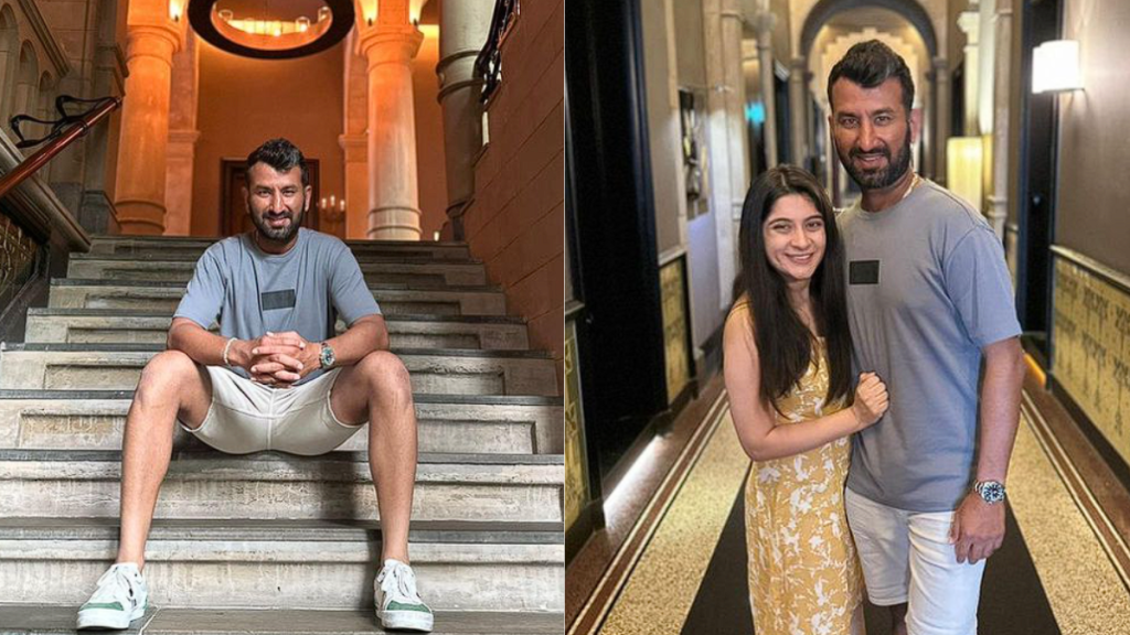 Cheteshwar Pujara enjoys family time after busy season - Crictoday