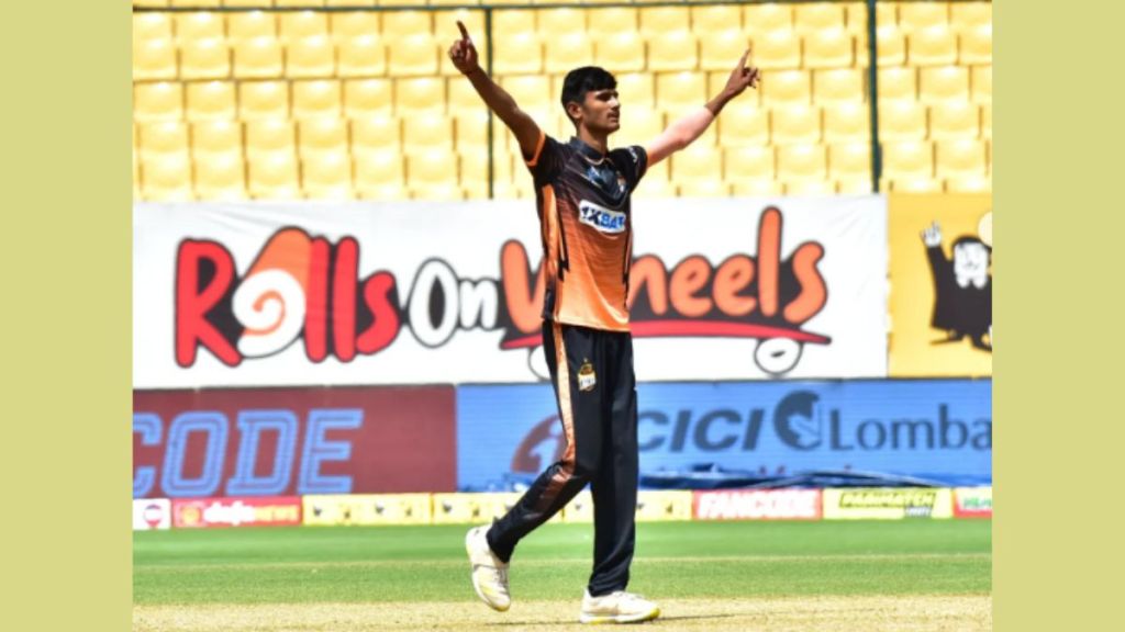 Meet Manvanth Kumar: The Leading Wicket-taker in Maharaja T20 League ...