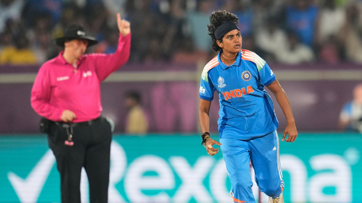 Indian cricketer Shree Charani receives INR 2.5 crore and a government ...